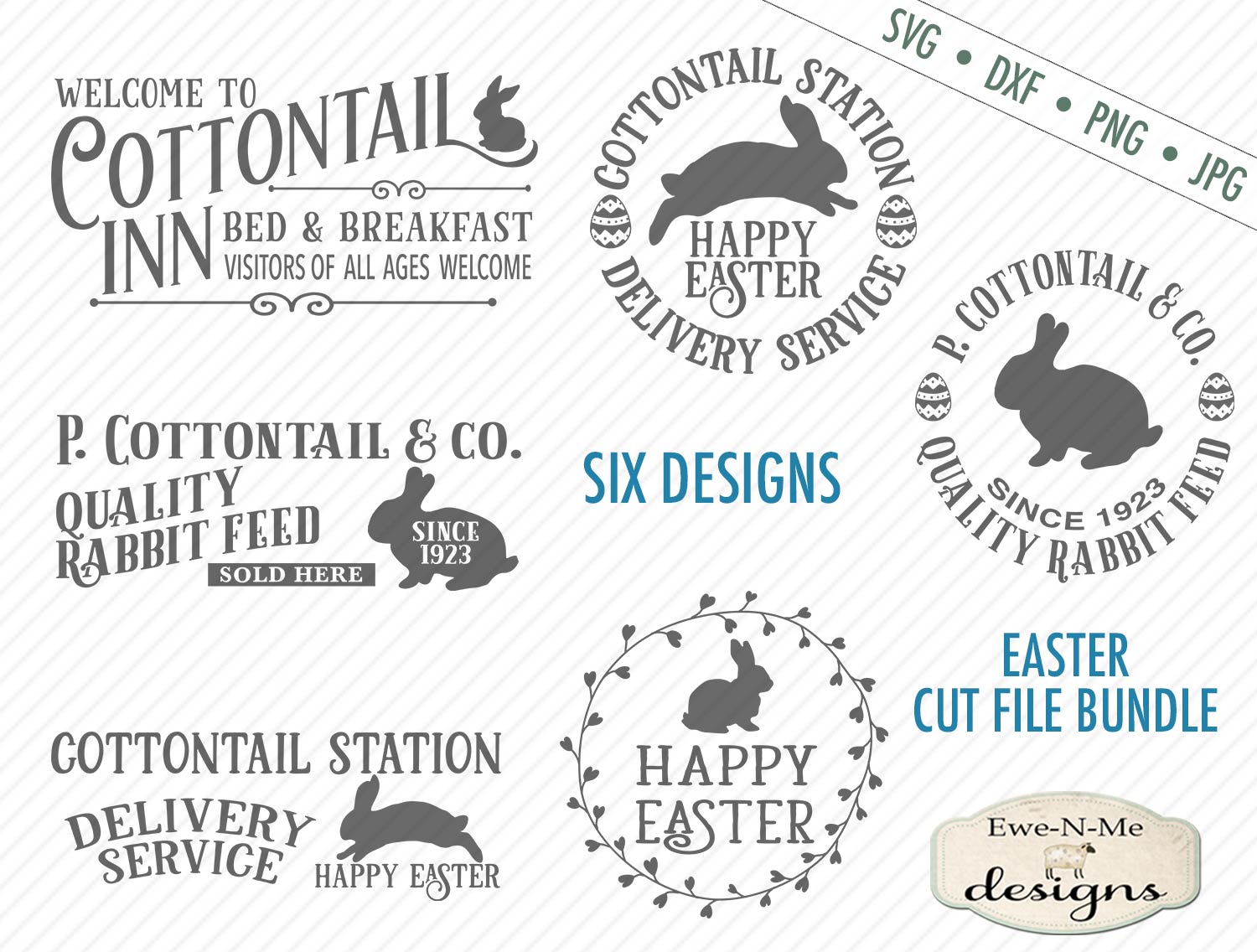 Cottontail Bundle - SVG – Ewe N Me Designs